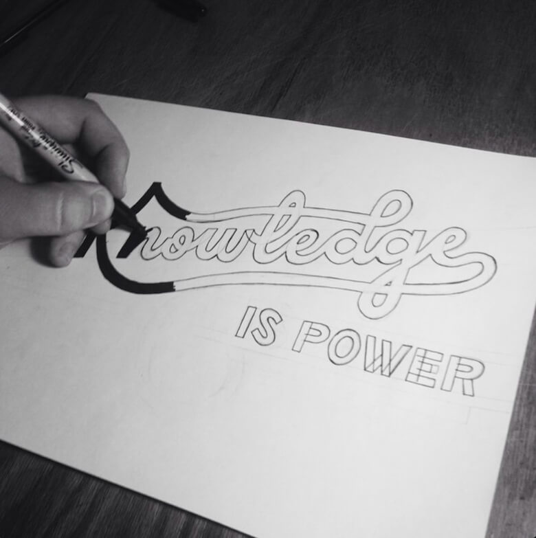 Left-Handed Brush Lettering: How To Get Started — Smashing Magazine